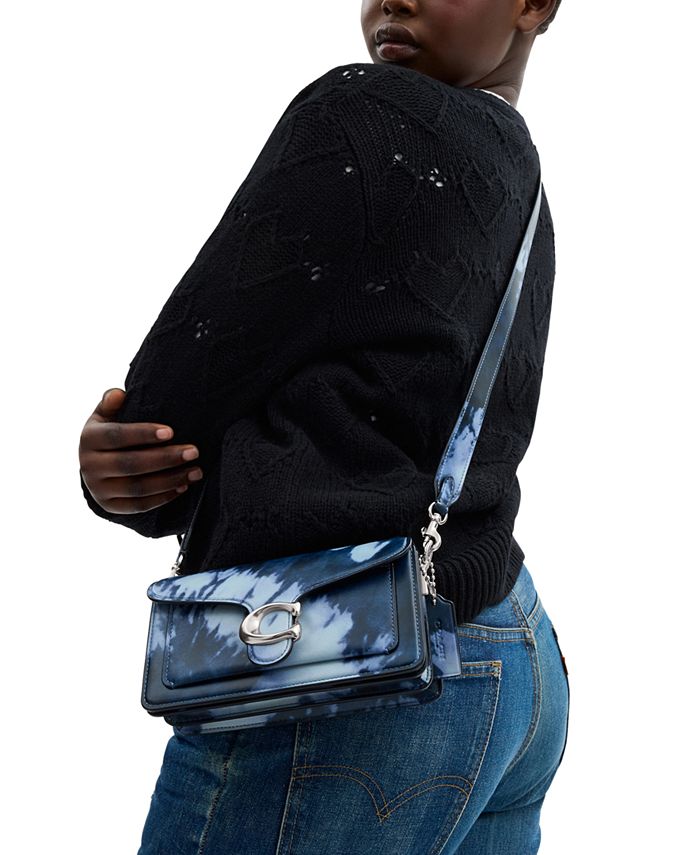 COACH Tabby Mini Tie-Dye Print Leather Shoulder Bag 20 - Macy's