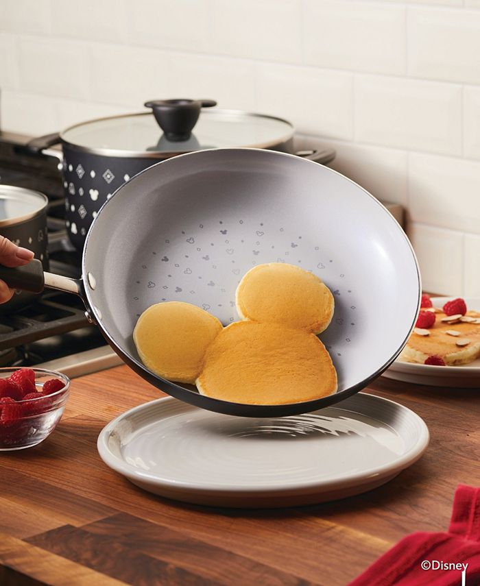 Farberware Disney Monochrome 7 Piece Ceramic Nonstick Cookware Set - Macy's