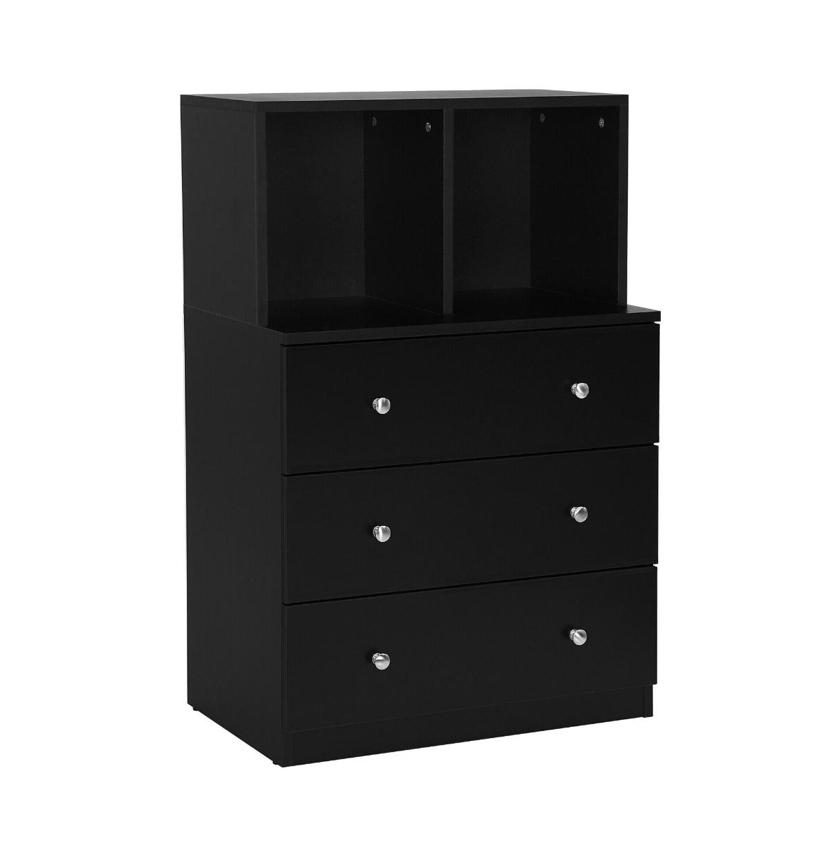 Click here for Slickblue 3 Drawer Dresser with Cubbies Storage Ch... prices