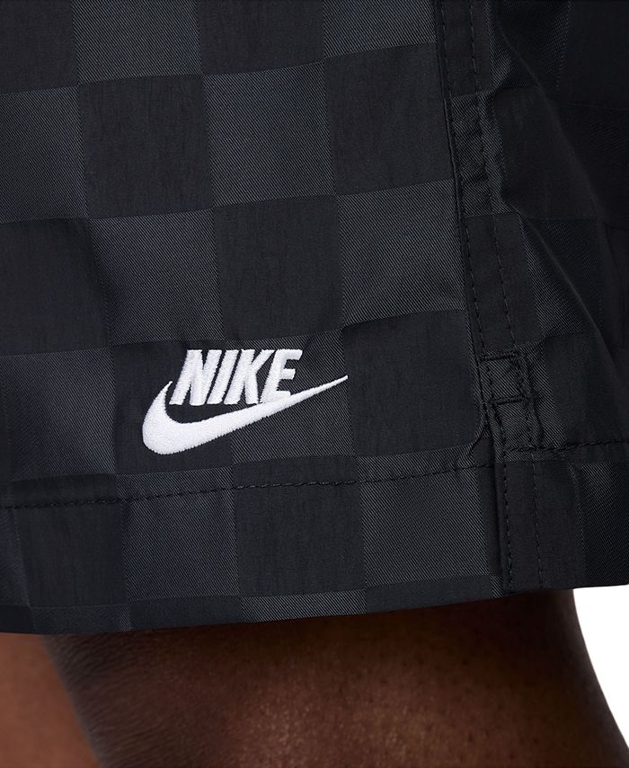 Nike Men's Club Flow Checker Logo Shorts - Macy's