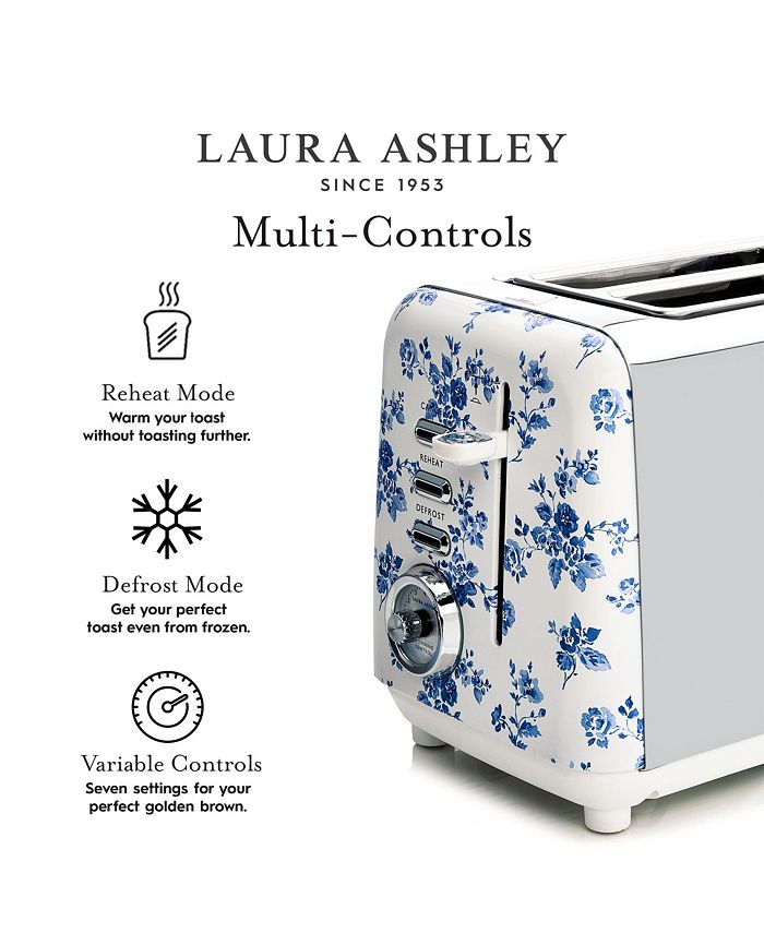 Laura Ashley China Rose 2-Slice Toaster - Macy's