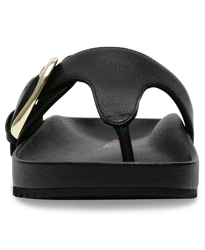 Anne Klein Women's Dori Footbed Thong Flat Sandals - Macy's