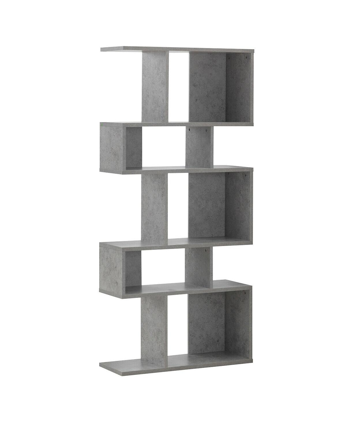 Click here for 5 Cubes Ladder Shelf Corner Bookshelf Display Rack... prices