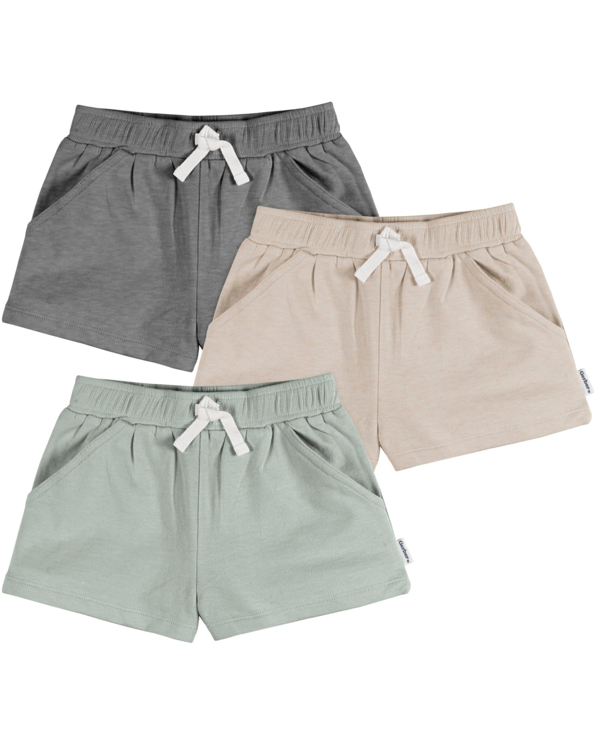 Click here for Gerber Toddler & Baby Girls Knit Shorts  3-Pack -... prices