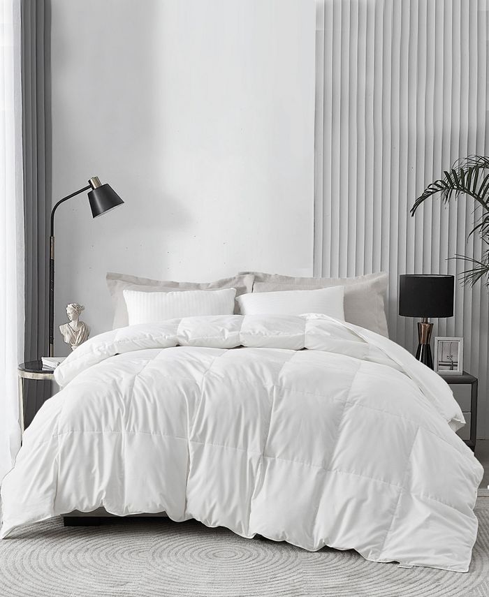 UNIKOME All Season Goose Down Feather Fiber Comforter - Macy's