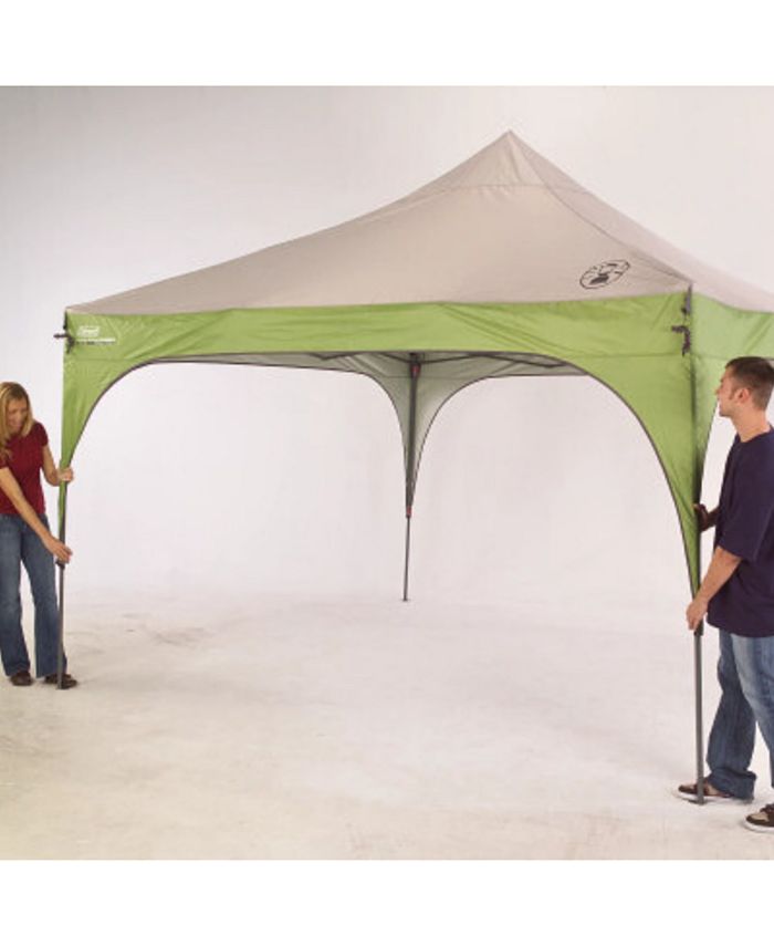 Coleman 12 x 12 Canopy Sun Shelter with Instant Setup, Green - Macy's