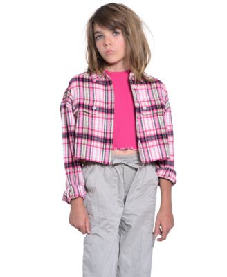 Girls' Button-Up Shirts and Tops - Macy's
