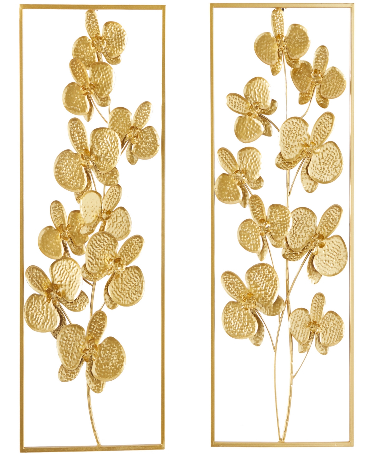 Click here for CosmoLiving by Cosmopolitan Gold Metal Orchid Flor... prices
