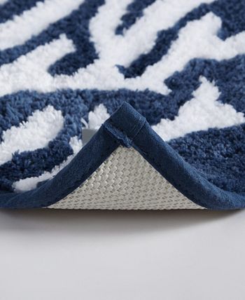 Nautica Coral Waterway Knit 2 Piece Bath Rug Set, 20" x 32" - Macy's