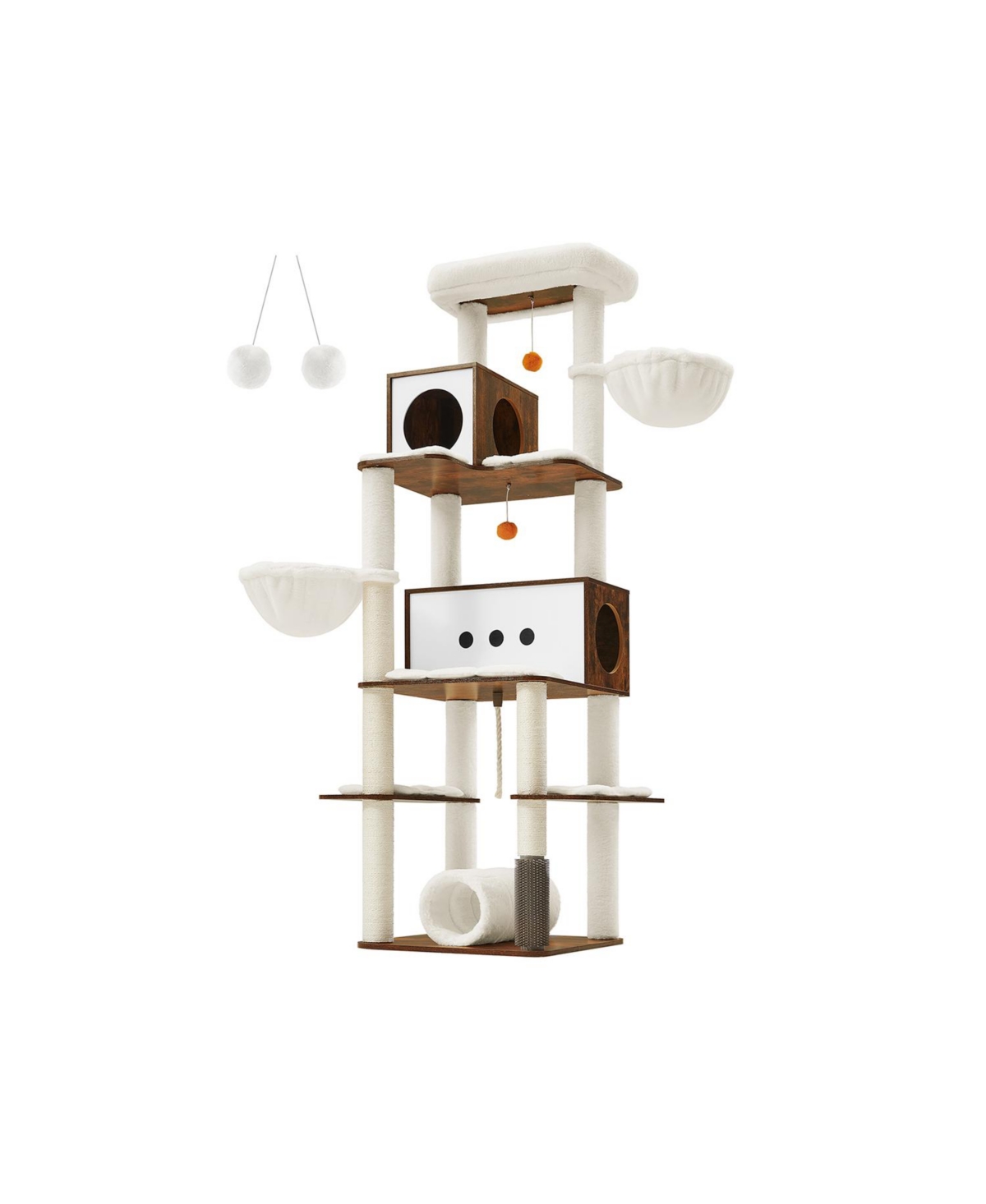 Click here for Slickblue Tall Modern Cat Tower  Multi-Level Cat C... prices