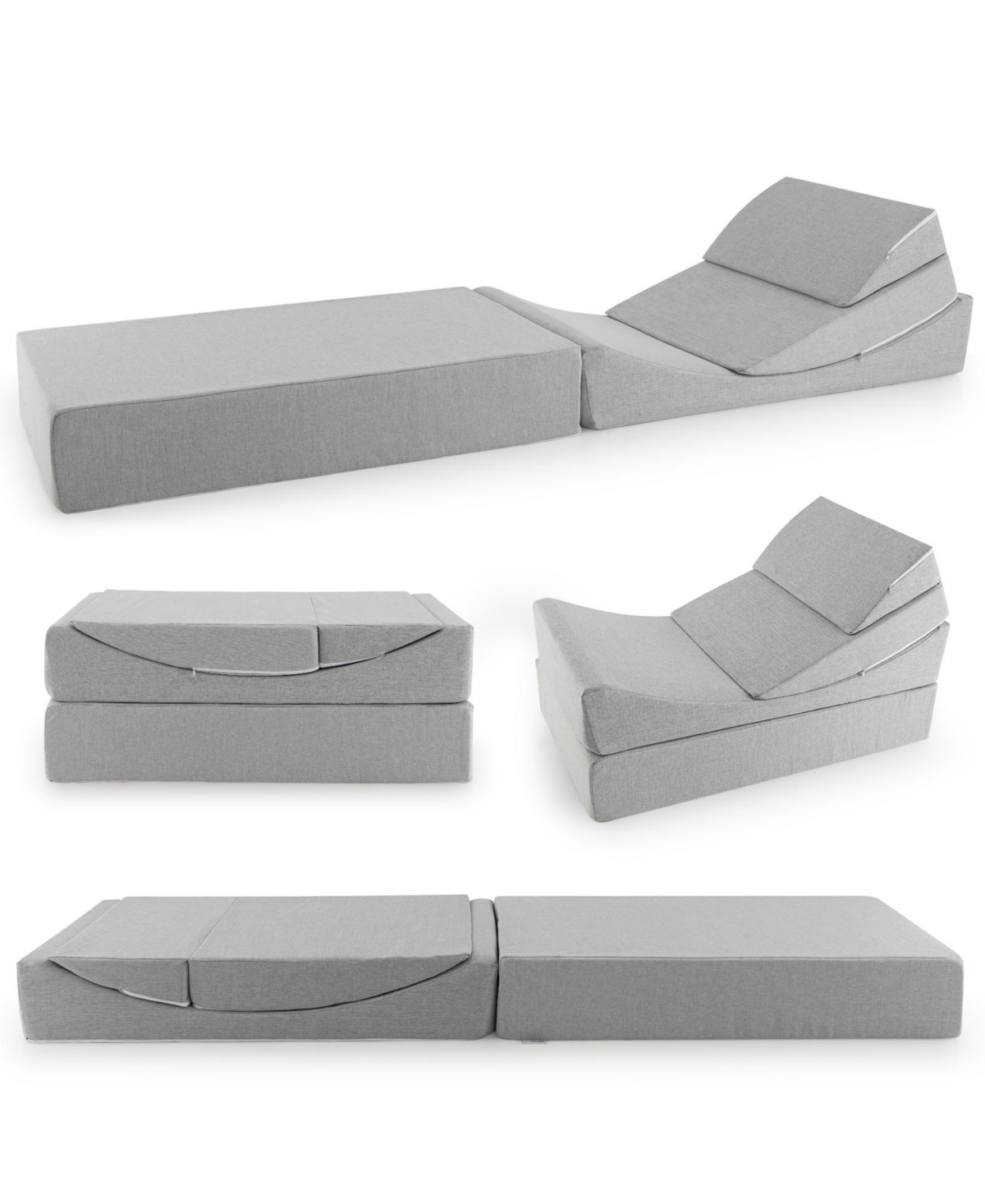 Click here for Sugift 4-in-1 Convertible Folding Sofa Bed with Hi... prices