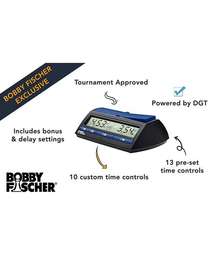 Bobby Fischer Digital Chess Clock/Timer - Powered by DGT - Macy's