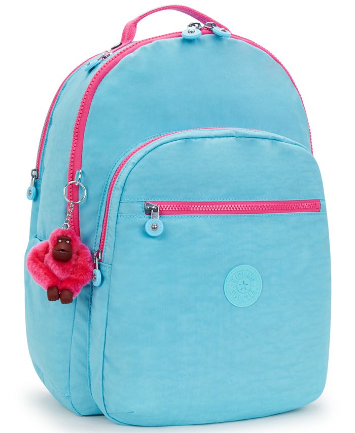 Kipling Seoul Extra Large Candy Metal Nylon 17" Laptop Backpack - Macy's