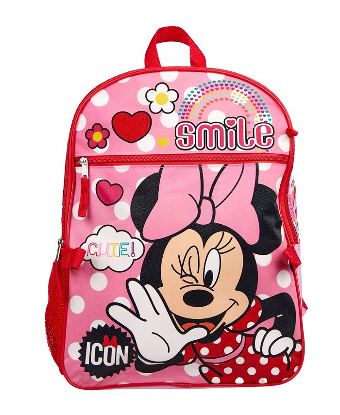 Mickey Mouse Girl's Minnie Mouse 5 PC Backpack Set - Macy's