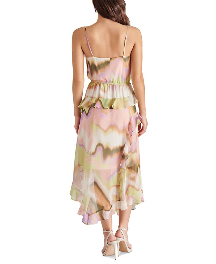 Steve Madden Women's Delphine Ruffled Asymmetric Dress - Macy's