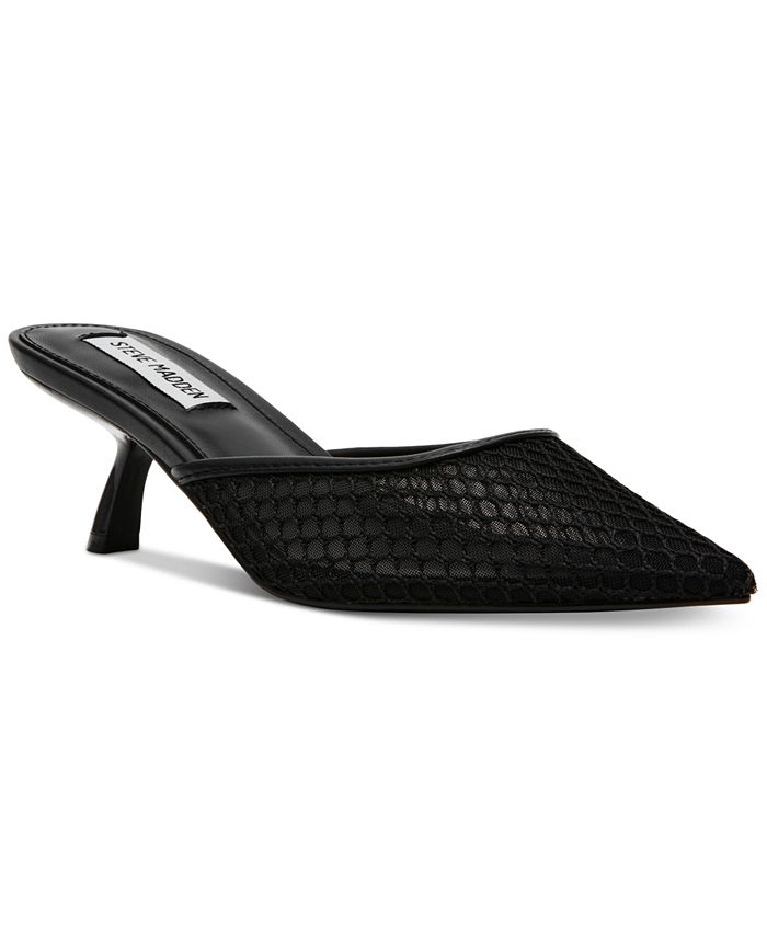 Steve Madden Women's Micki Kitten Heel Mule Pumps - Macy's