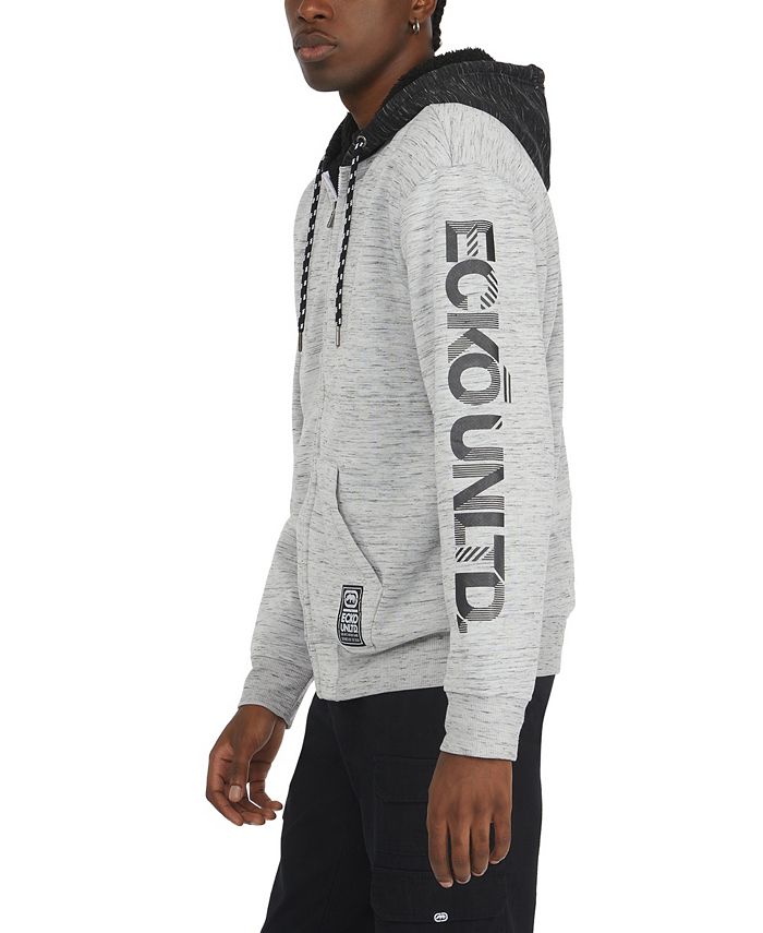 Ecko Unltd Ecko Men's Vert Sleeve Sherpa Hoodie - Macy's