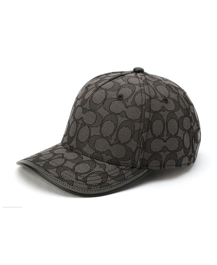 COACH Women's Signature Jacquard Baseball Hat - Macy's