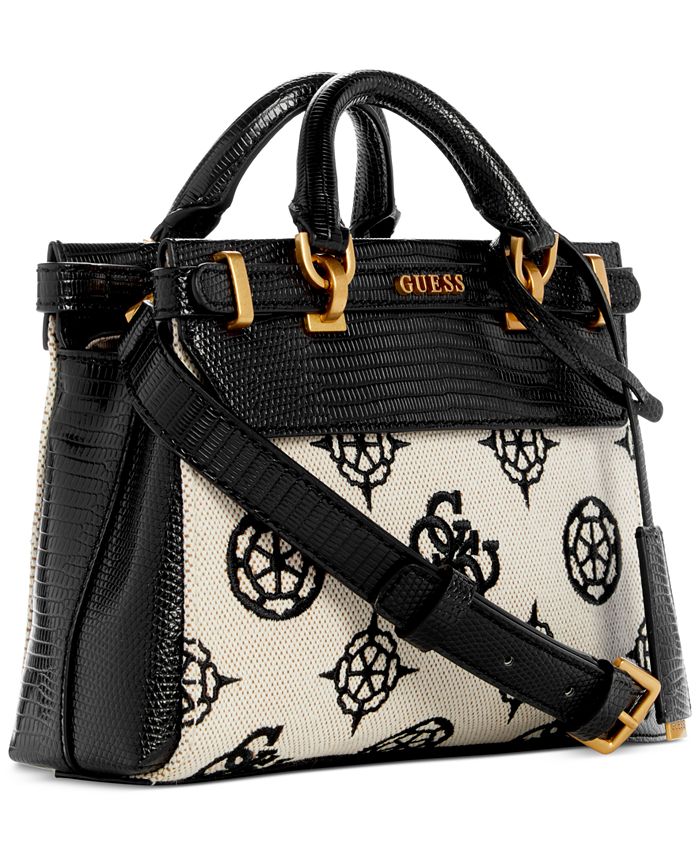 GUESS Sestri Logo Mini Satchel - Macy's