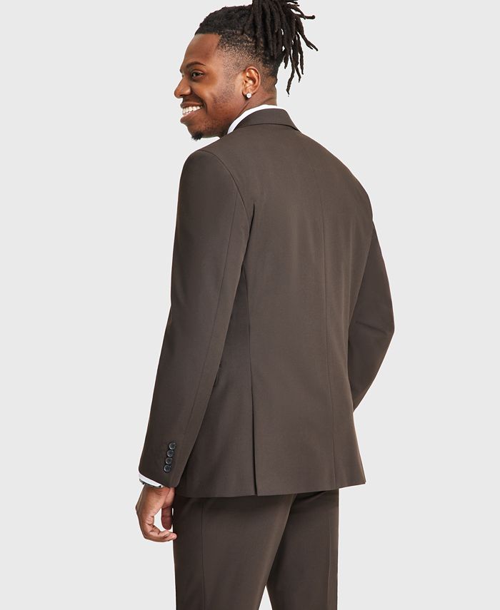 Tayion Collection Men's Classic-Fit Solid Suit Separate Jacket - Macy's