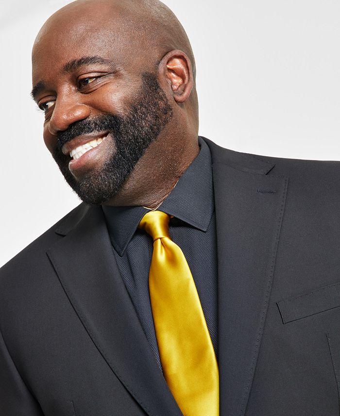 Tayion Collection Men's Classic-Fit Solid Suit Separate Jacket - Macy's