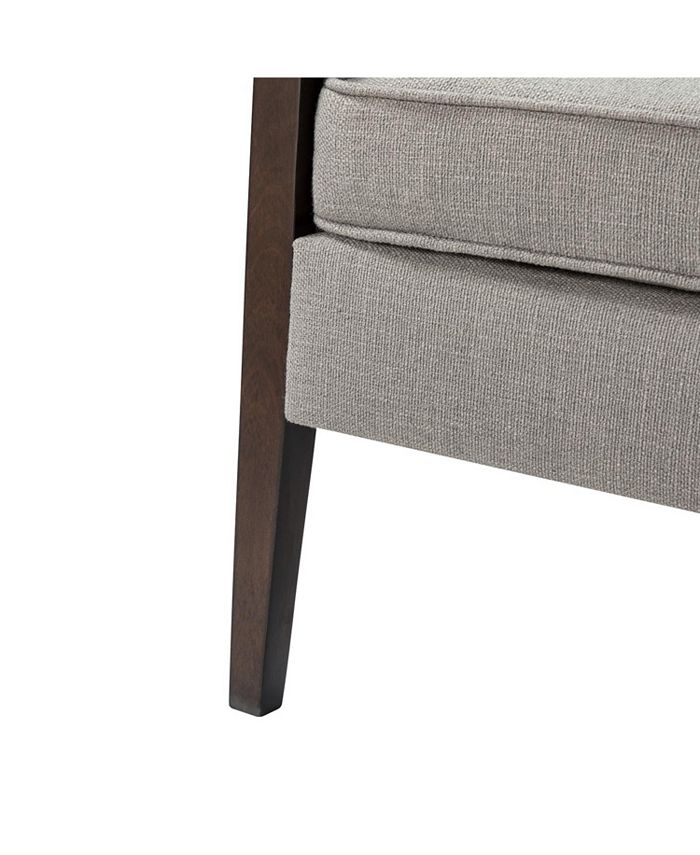 Hulala Home Colloton Transitional Armchair with Beautiful Solid Wood ...