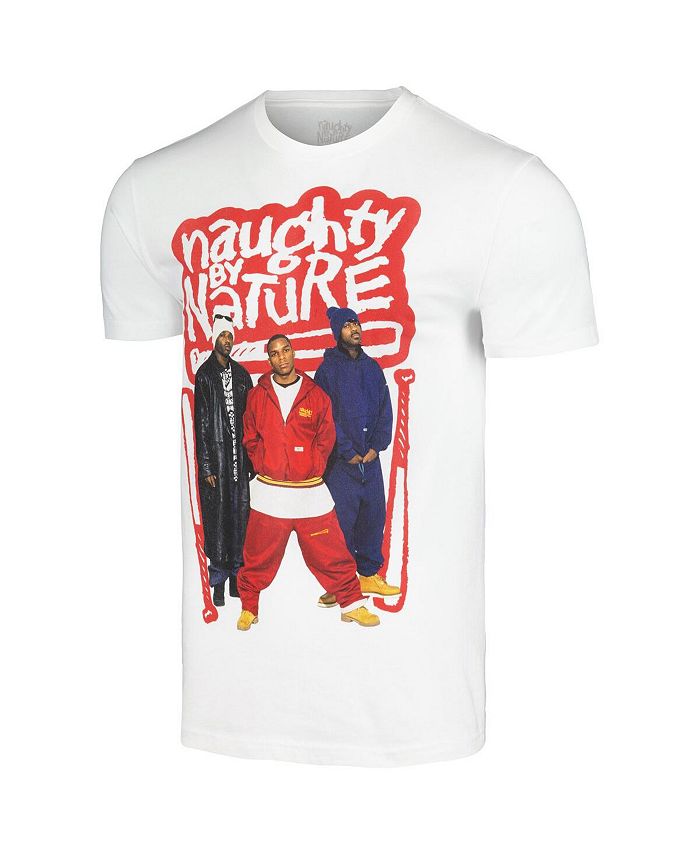 Global Merch Men's White Naughty by Nature Photo Bats T-Shirt - Macy's
