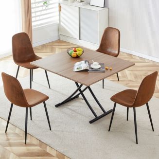 Simplie Fun Multi-functional Lifting Table Set with Chairs - Macy's