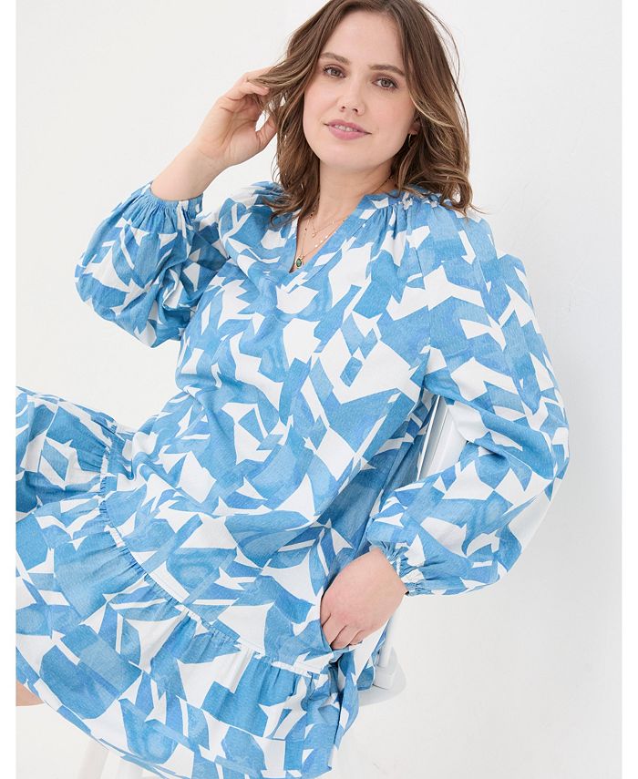 FatFace Plus Size Amy Med Geo Dress - Macy's