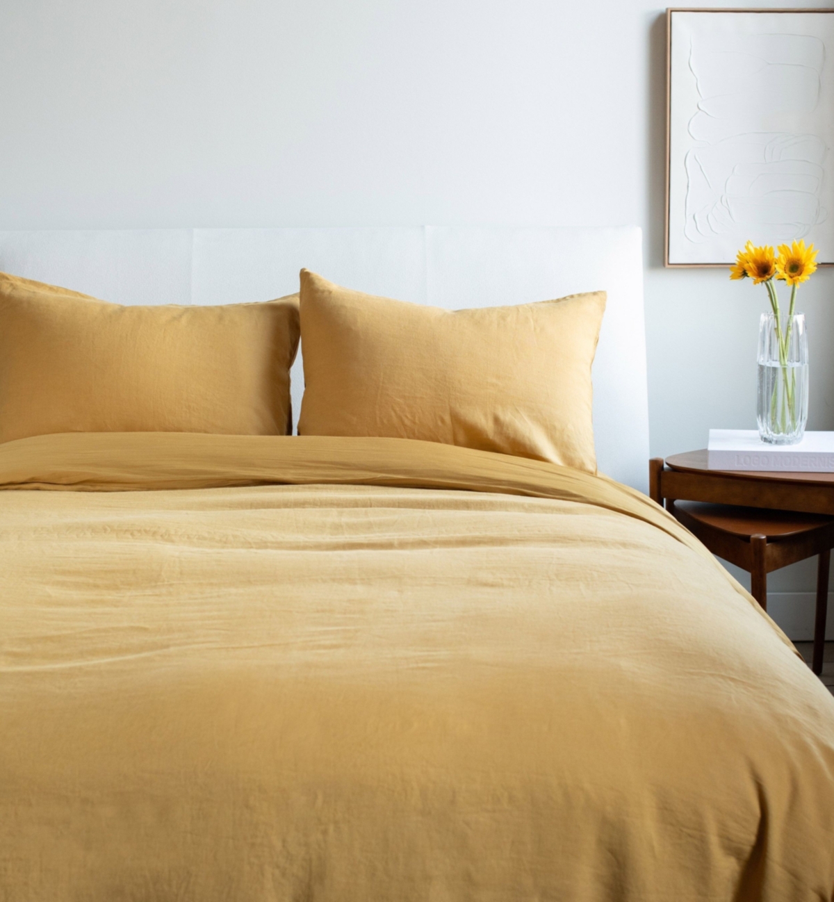 Click here for French Linen and Cotton Duvet & Sham Set - Twin/Tw... prices