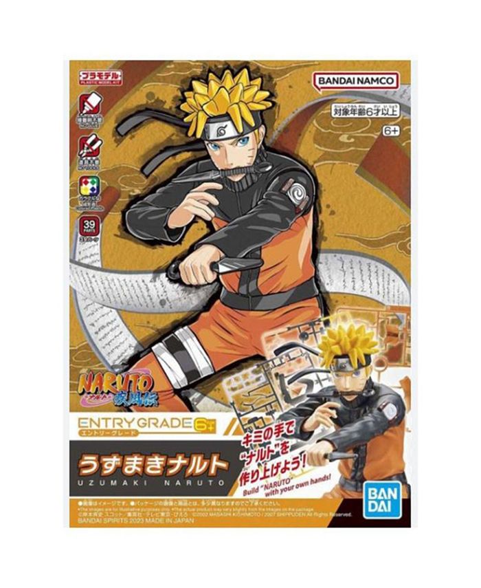 Bandai Naruto Shippuden Entry Grade Uzumaki Naruto Model Kit - Macy's