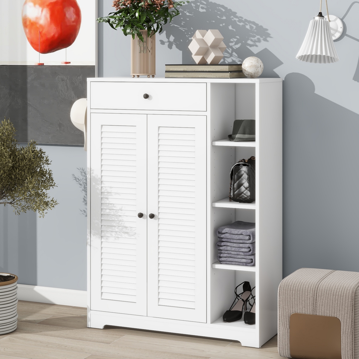 Click here for Streamdale Modern White Shoe Rack Organizer - Whit... prices