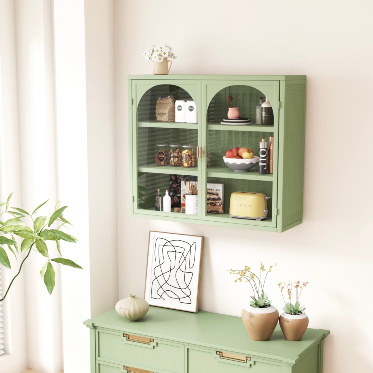 Click here for Streamdale Furniture Modern Wall Cabinet with Wove... prices