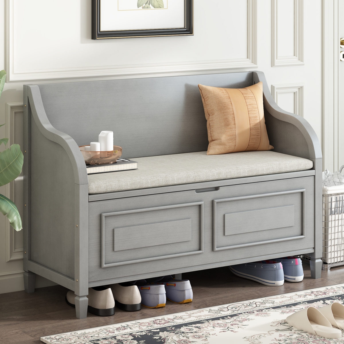 Click here for Streamdale Furniture Rustic Style Solid Wood Entry... prices