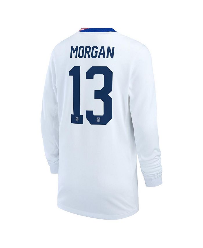Nike Big Boys and Girls Alex Morgan White USWNT 2024 Home Stadium ...