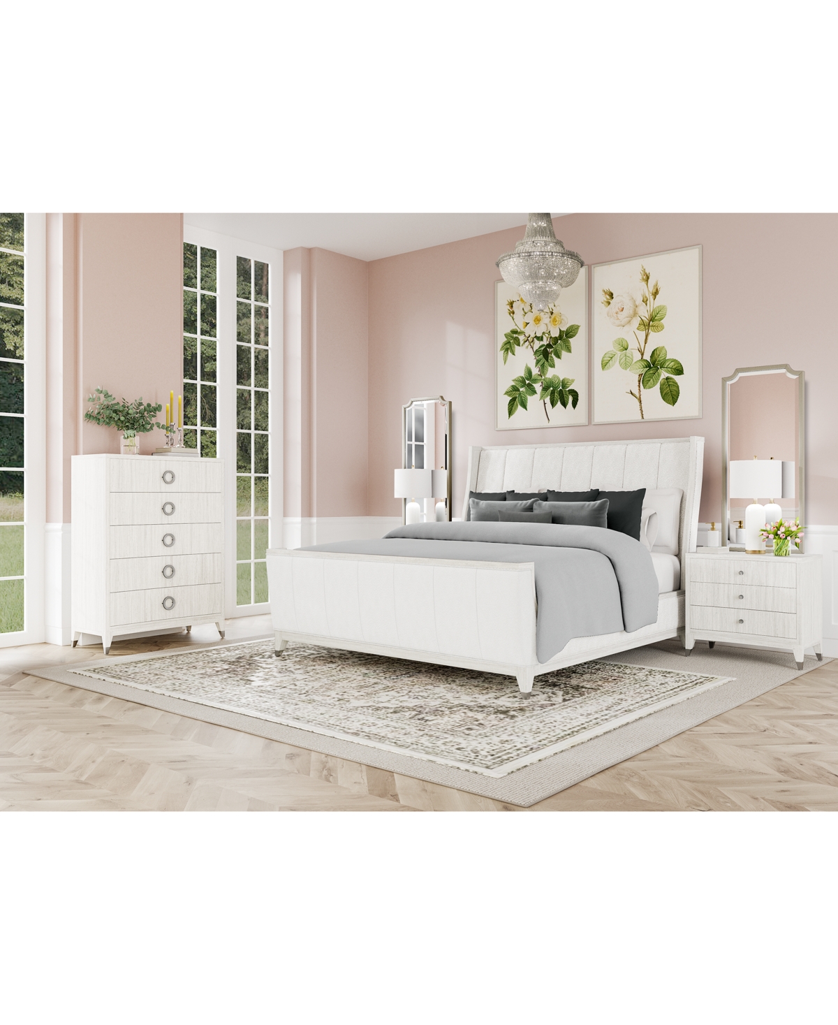 Click here for Warlington King 3 Pc. Set (Bed  Chest & Nightstand... prices