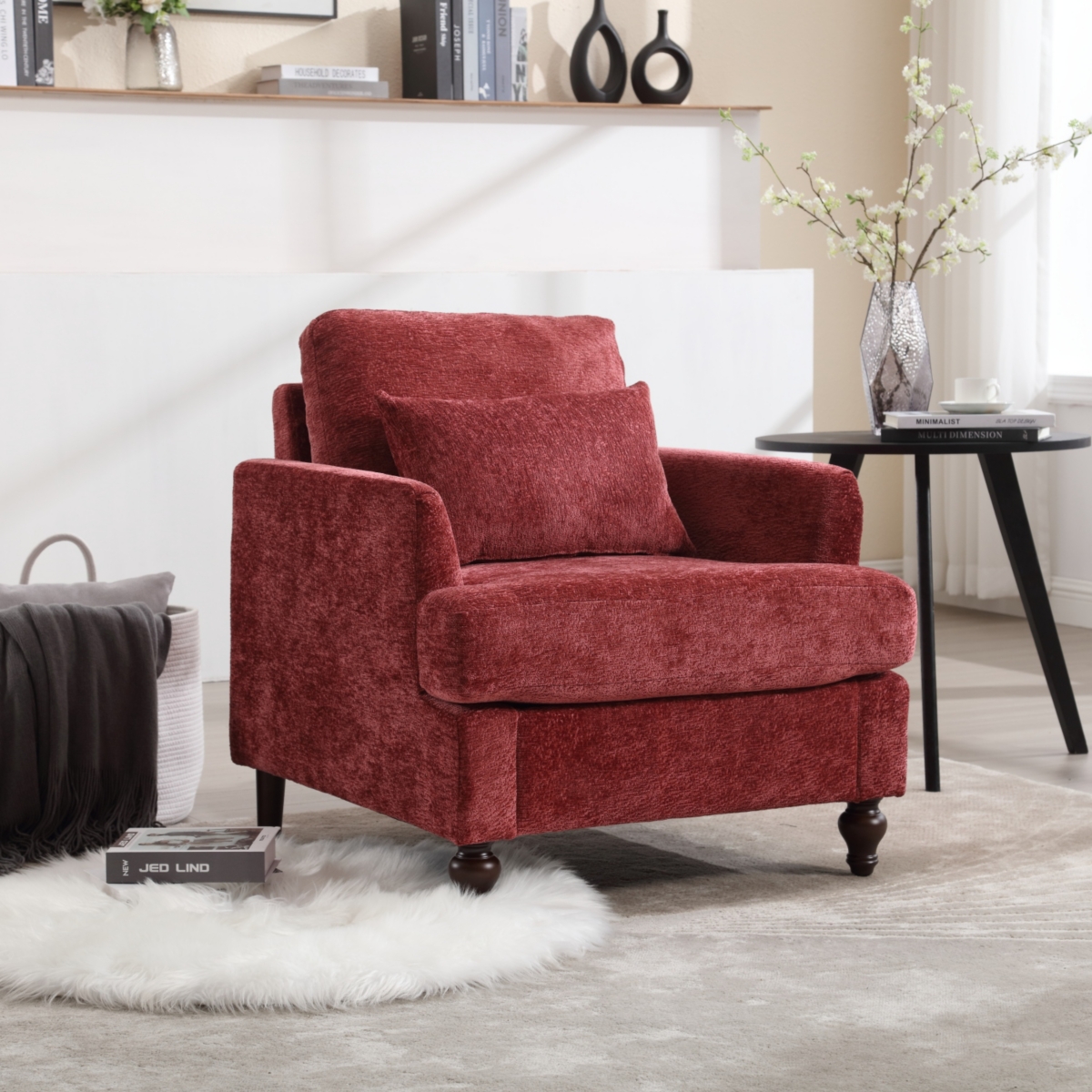 Click here for Streamdale Furniture Wood Frame Armchair  Modern A... prices