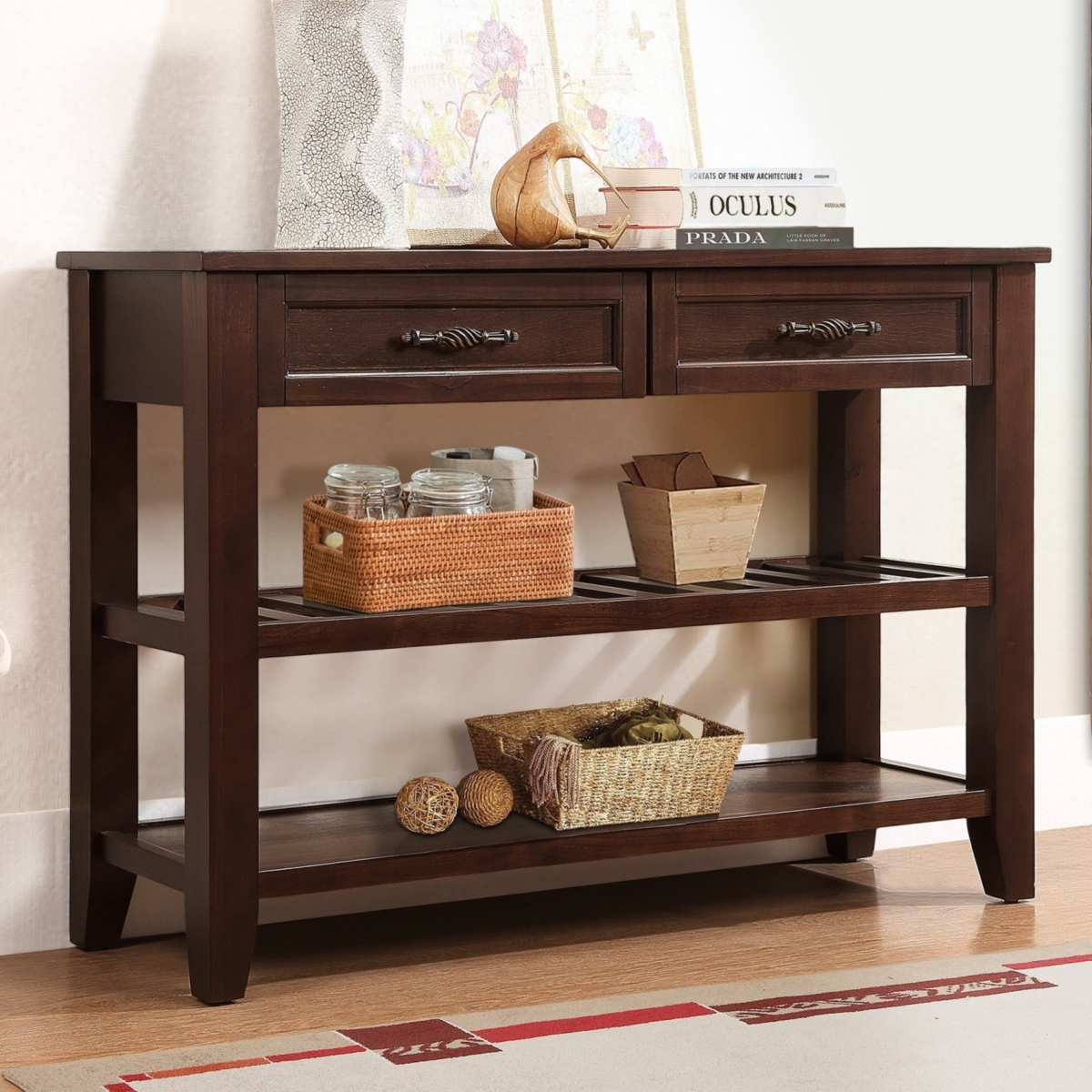 Click here for Streamdale Furniture Mid-Century Style Solid Wood... prices