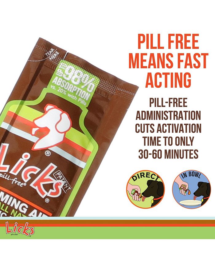 Licks Pill Free Licks Pill-Free Zen Dog Calming - Calming Aid ...