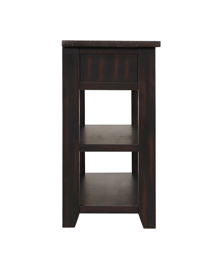 Simplie Fun 48" Solid Pine Wood Top Console Table, Modern Entryway Sofa ...