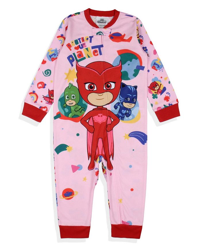 PJ Masks Toddler Girls' Gekko Catboy Owlette Protect Our Planet ...