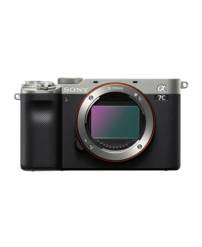 Sony Alpha a7C Full-Frame Compact Mirrorless Camera Body (Silver) - Macy's