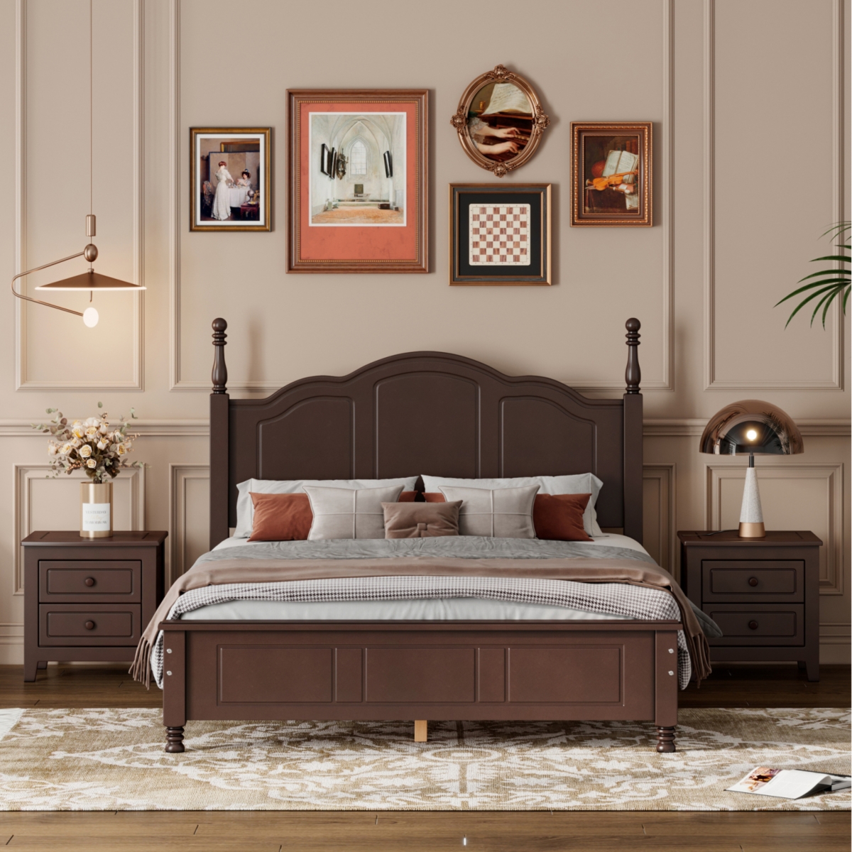 Click here for Simplie Fun 3-Pieces Bedroom Sets  Full Size Wood... prices
