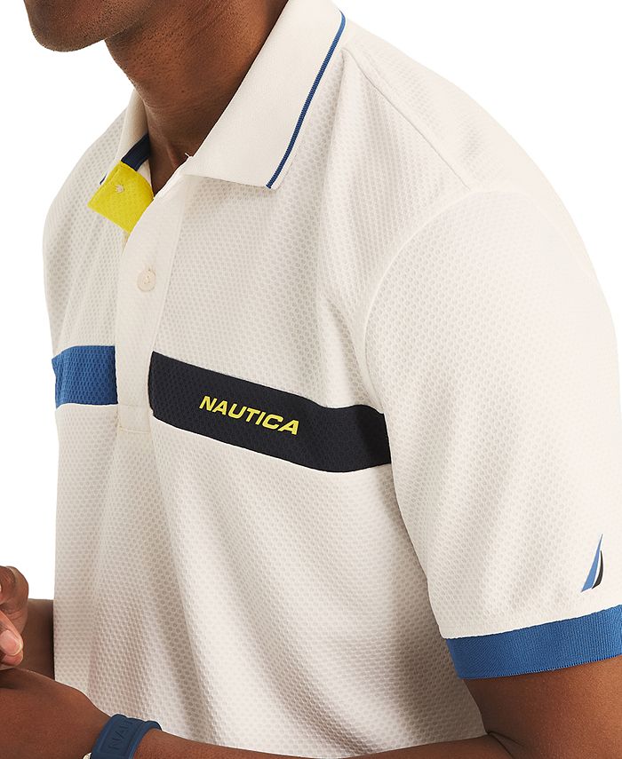 Nautica Men's Navtech Classic Fit Colorblock Polo Shirt - Macy's