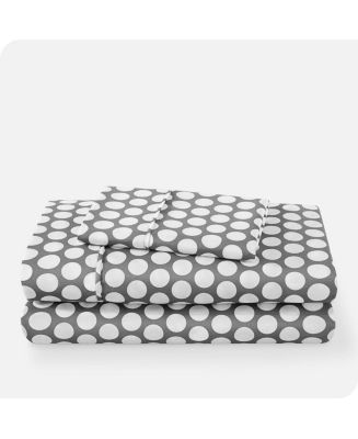 Bare Home Ultra-Soft Double Brushed Print Sheet Set - Macy's