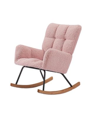 Simplie Fun Comfortable Pink Nursing Chair for Baby and Reading - Macy's