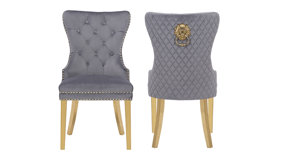 Click here for Streamdale Simba Gold 2 Piece Dining Chair Finish... prices