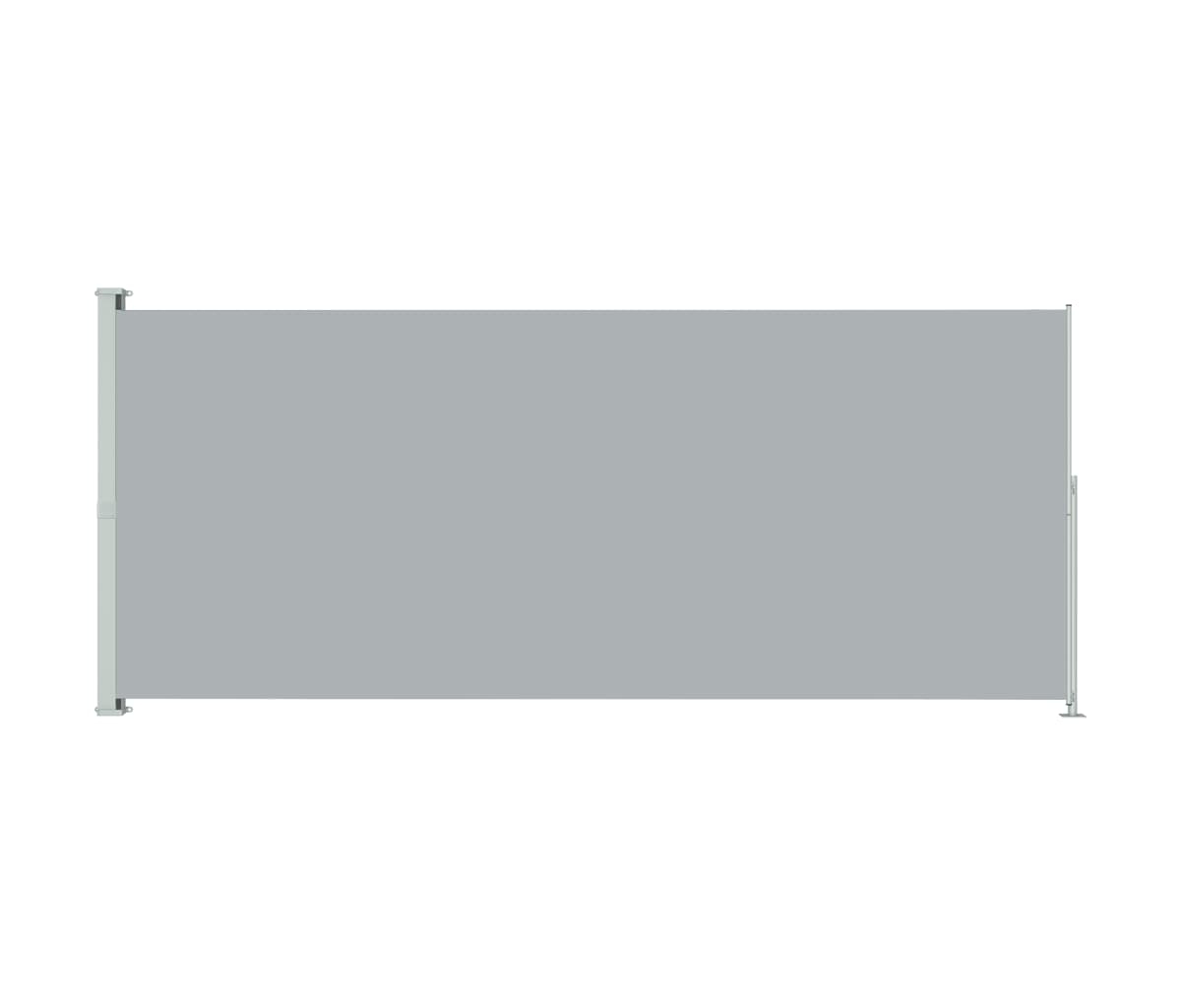 Click here for Patio Retractable Side Awning 70.9x196.9 Gray - Gr... prices