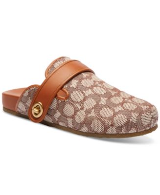 COACH Women's Blake Turnbuckle Clog Flats - Macy's