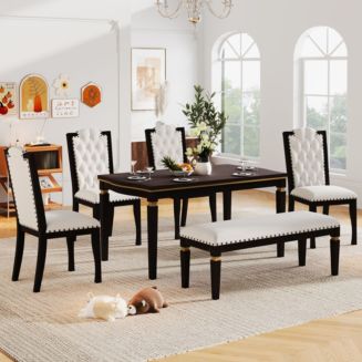 6-Piece Espresso Kitchen Dining Set - Macy's